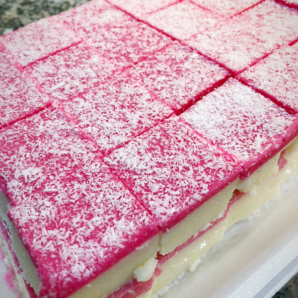 Pink Coconut Barfi - Panji Sweets & Savouries LTD