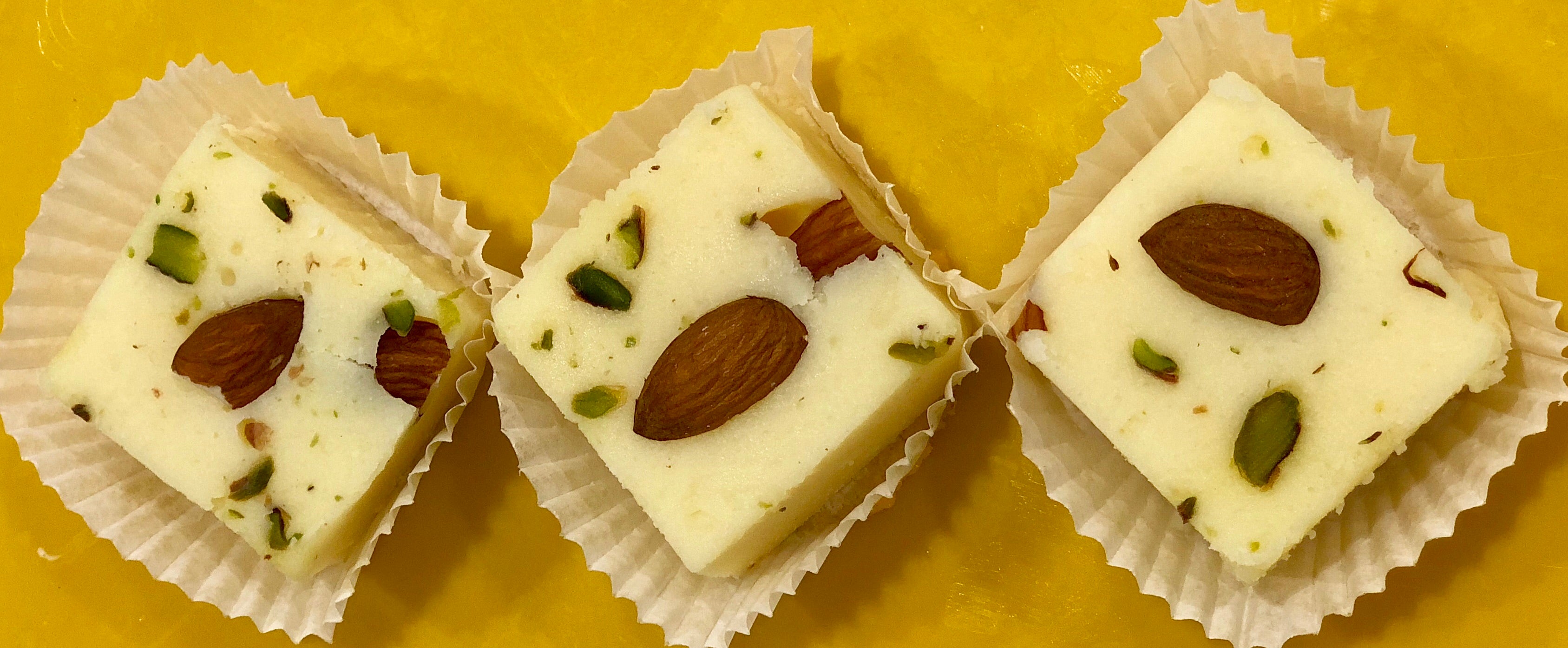 Almond Barfi / Badam Barfi-Panji Sweets & Savouries LTD - Panji Sweets ...