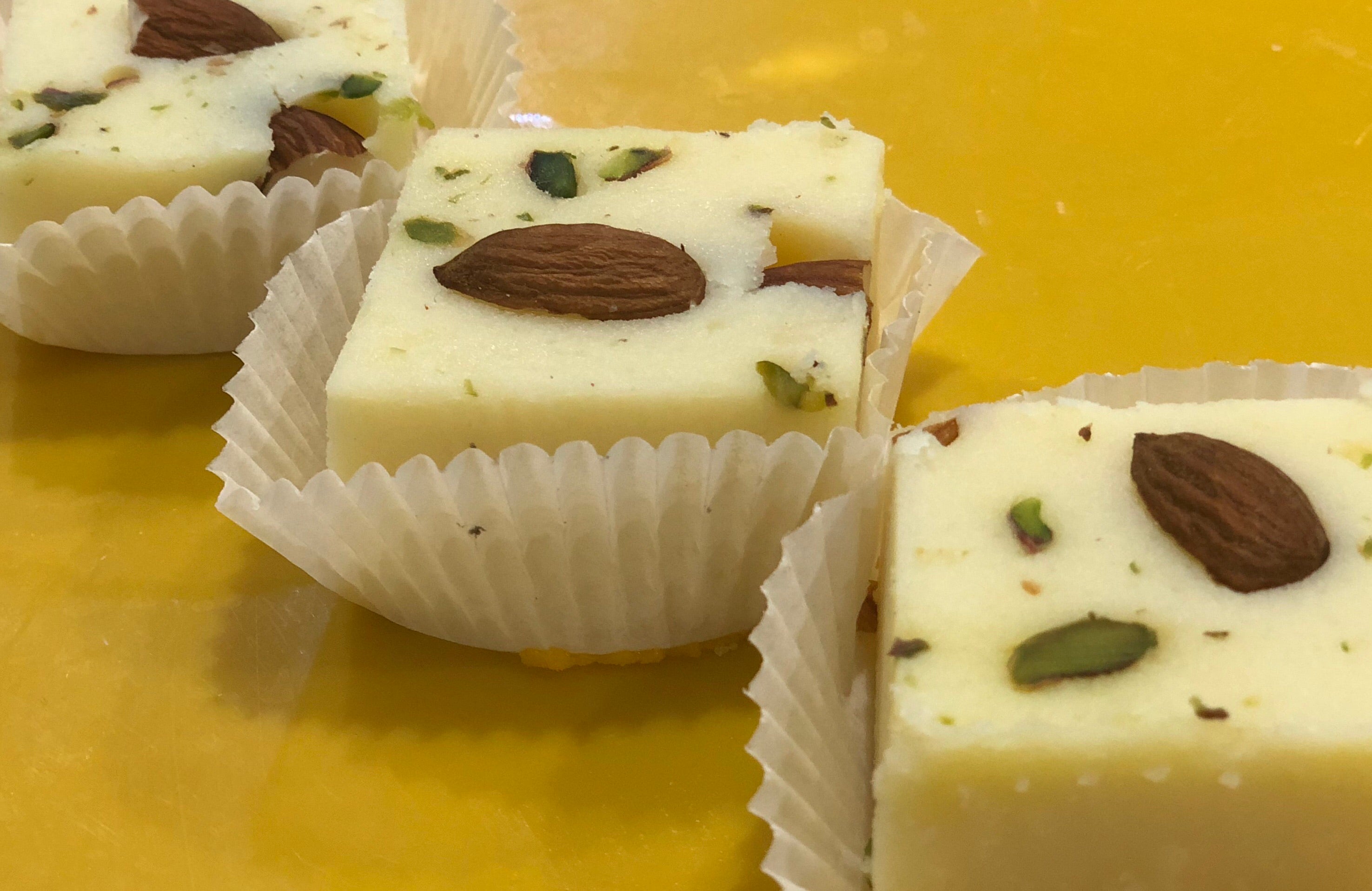 Almond Barfi / Badam Barfi-Panji Sweets & Savouries LTD - Panji Sweets ...